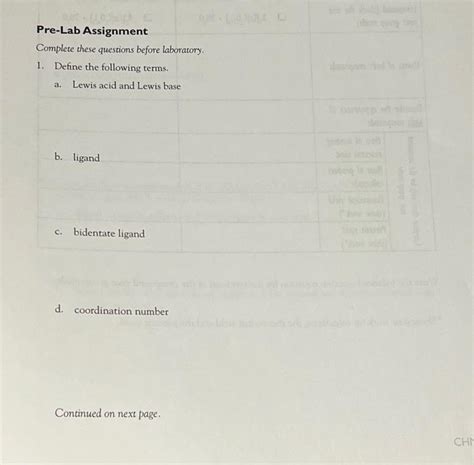 solved pre lab assignment complete these questions before
