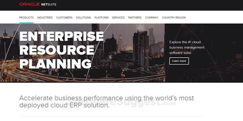 Oracle Netsuite Accounting Netsuite Erp Software From Netsuite Compare With Hundreds Of Erp