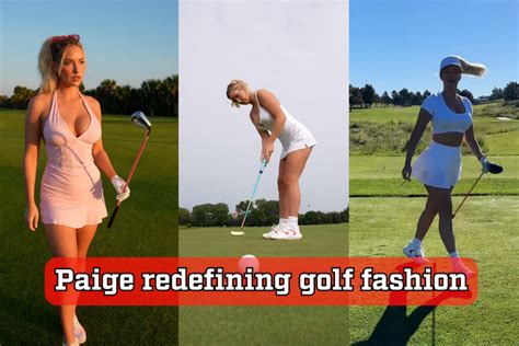 Paige Spiranacs Bold Style The Inspiration For Play Golf Course