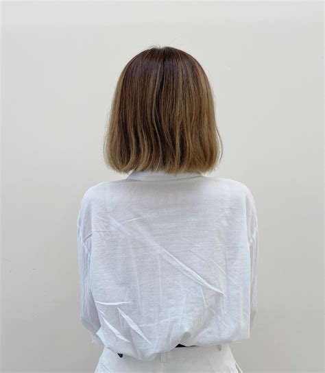 어여쁨붙임머리 대구붙임머리 숏단발＞노팁16인치뿌리염색 머리끝이 탈색모여서 색이 잘