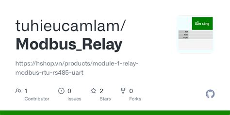 Github Tuhieucamlam Modbus Relay Hshop Vn Products Module 1 Relay Modbus Rtu Rs485 Uart