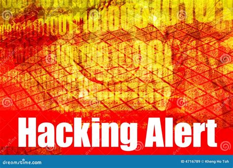 Hacking Alert System Message Stock Illustration Illustration Of Alert