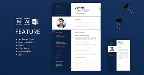 Crea un currículum profesional gratis utilizando HTML y CSS Descargar