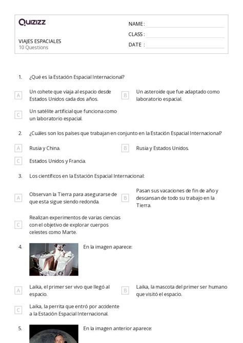Hojas De Trabajo De Ciencias Gratuitas Para Sexto Grado