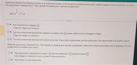 Solved Determine Whether The Following Function Is A Chegg