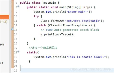 静态代码块static执行时机静态块什么时候执行 Csdn博客