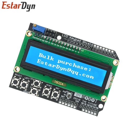 1602 Lcd Keypad Shield Lcd1602 Lcd 1602 Module Display For Arduino