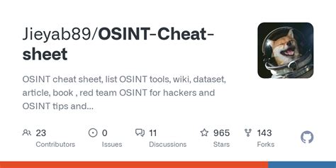 All About Sigint Signal Intelligence · Jieyab89 Osint Cheat Sheet Wiki