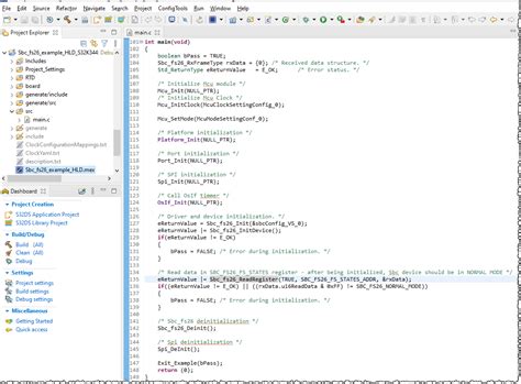 Could You Provide Sample Code For S32k344 Reading Fs26 Registers Via Spi Communication Nxp
