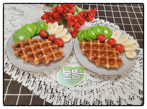 디저트 음식모형 화성 카페에서 주문 주신 크로플모형과 케이크 모형 제작~ 네이버 블로그