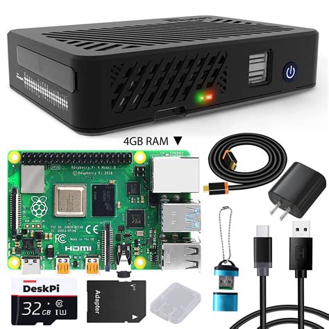 Buy GeeekPi Raspberry Pi Model B GB RAM Board And DeskPi Lite Raspberry Pi Case With Power