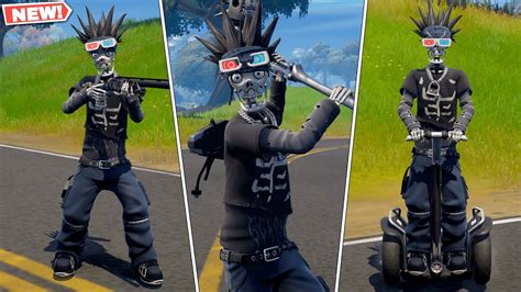 New Fortnite Bonejamin Skin Gameplay Fortnitemares 2022 Outfit