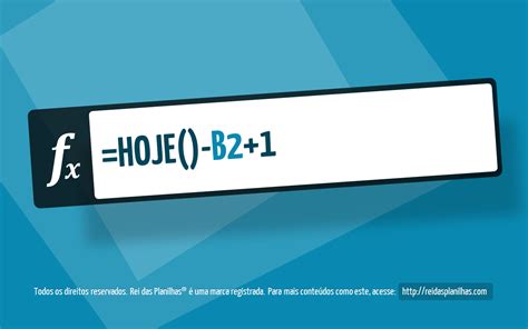 como calcular a diferença de dias entre duas datas rei das planilhas®