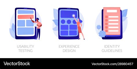 Visual Identity Concept Metaphors Royalty Free Vector Image