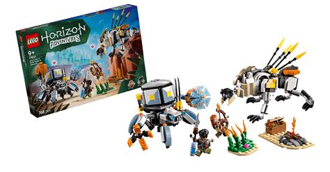 Lego Horizon Adventures Aloy And Varl Vs Shell Walker And Sawtooth Set