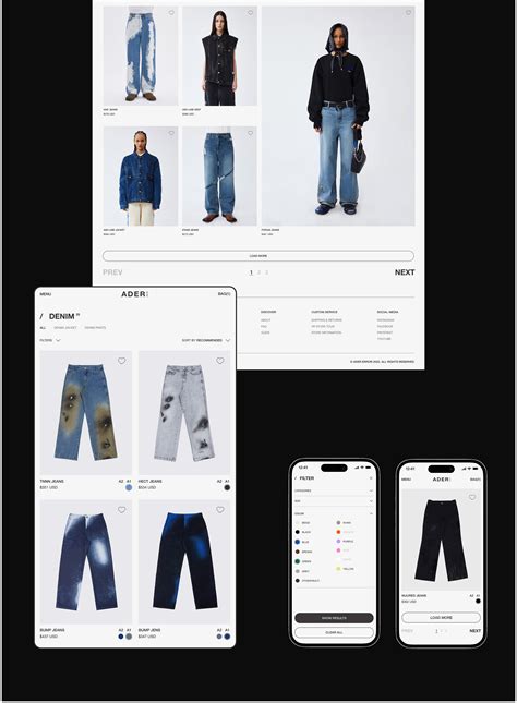 Ader Error — Online Storee Commerce On Behance