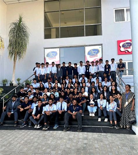 shreya reddy on linkedin industrial visit 16th february visiting dairy