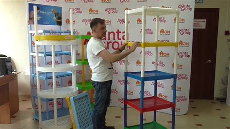 Пластиковые стеллажи - YouTube