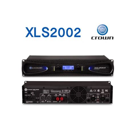Crown Xls2002 파워 앰프 Xls 2002 Xls 2002 스테레오 앰프 크라운 정품 ㈜ 월드음향