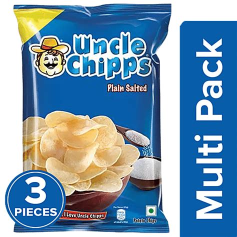Buy Uncle Chips Plain Salted Potato Chips Online At Best Price Of Rs