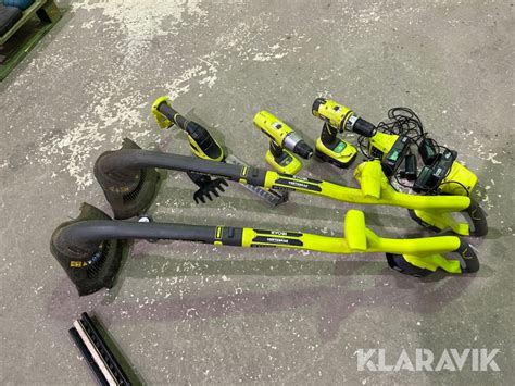 Paket med Ryobi maskiner, Ekerö, Klaravik auktioner