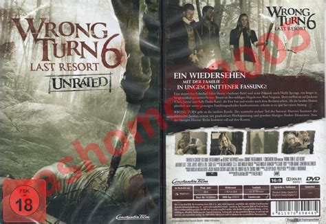 Wrong Turn 6 Last Resort Dvd Cover Label 2014 Custom Wrong Turn 6 Last