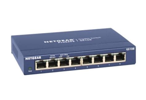 Netgear Gs108 Prosafe 8 Port Desktop Gigabit Switch • Onestopcable Shop