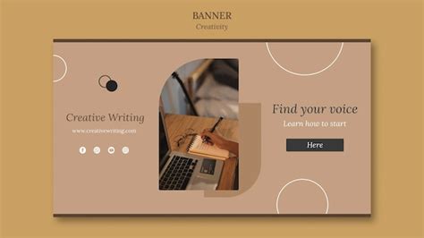 크리 에이 티브 글 배너 서식 파일 무료 Psd 파일