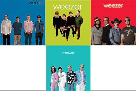 [chat] What Color Dmcs For The Weezer Color Albums Blue Red Green And Teal R Crossstitch