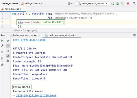 Nodejs With Docker Intellij Idea Documentation
