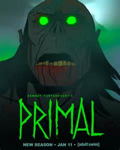 Adult Swims Primal Releases Trailer For Season Three Bubbleblabber