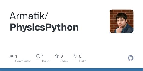 Github Armatikphysicspython