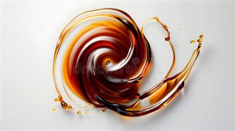 Swirling Soy Sauce On Light Background Stock Illustration Illustration Of Color Brown 353139992