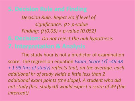 Simple Linear Regression Analysis Pptx