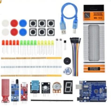 Kit De Inicio De Arduino Uno Sumador Robótica Y Electrónica Kit De Inicio De Arduino Uno Sumador Robótica Y Electrónica
