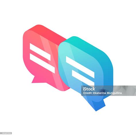 등첩 채팅 아이콘 음성 거품 기호 3d 온라인 문자 메시지 벡터 기호입니다 웹 사이트 디자인 앱 디자인 인포그래픽 로고 Ui용 소셜 미디어 일러스트레이션 3차원 형태에 대한