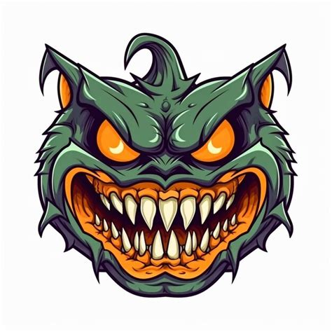 Premium Ai Image Halloween Horror Vector Illustration Background