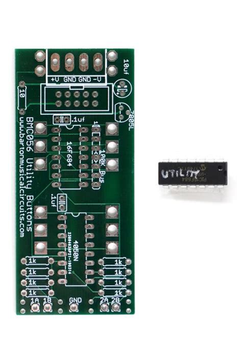 Bmc056 Utility Buttons Pcb And Pic Barton Musical Circuits Modular Addict Synth Diy