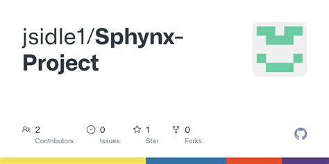 Github Jsidle Sphynx Project