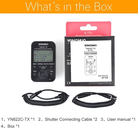 Yongnuo YN 622C TX YN622C TX Sender LCD Drahtlose Grandado