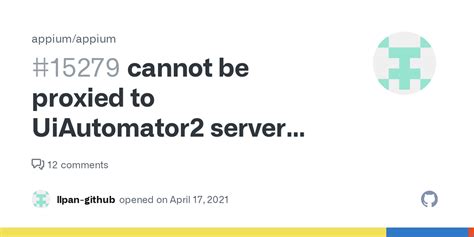 Cannot Be Proxied To Uiautomator2 Server Because The Instrumentation Process Is Not Running