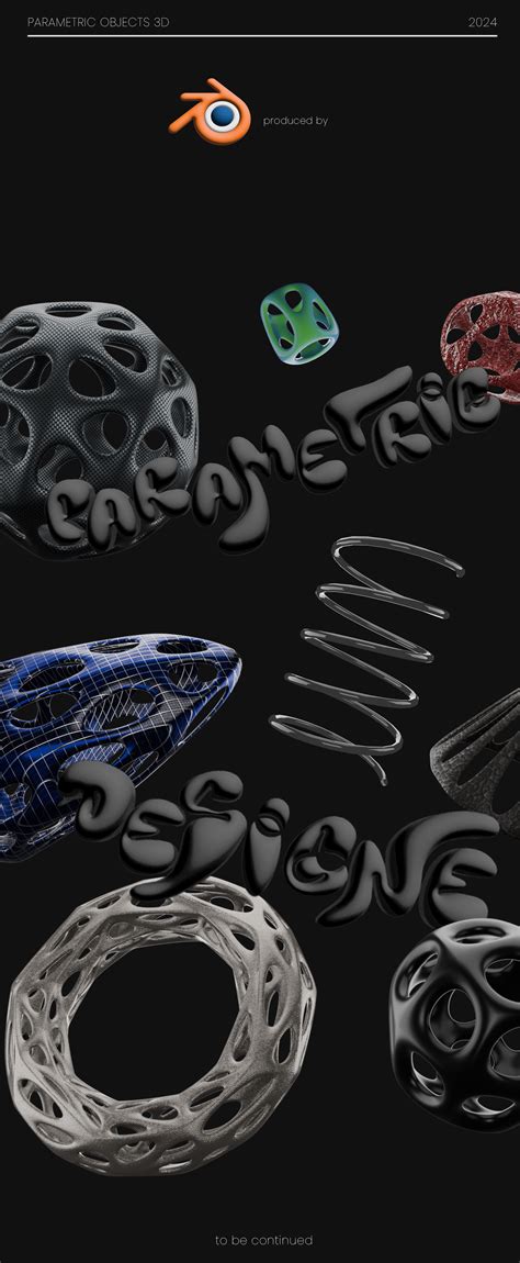 Parametric Objects 3d Behance