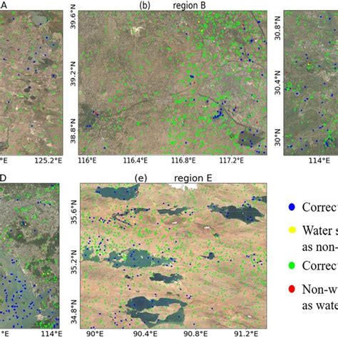 Spatial Distribution Of The Manually Labeled Sample Points And Errors