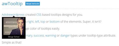 8 Super Simple Css Tooltips Designbeep