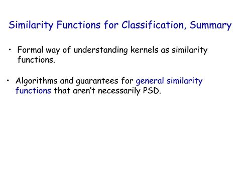 ppt a theory of learning and clustering via similarity functions
