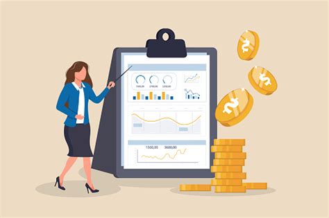 금융 또는 비즈니스 직업 개념입니다 재정 운영을 만드는 비즈니스 캐릭터 경제학자 금융가 중개인 회계사 상인 세무 조사관 상업