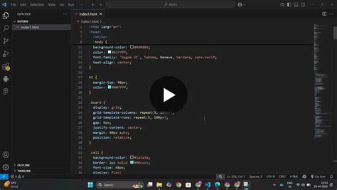 Webdevelopment Html Css Javascript Tictactoe Frontenddevelopment