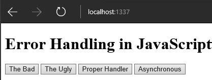 A Guide To Proper Error Handling In JavaScript WebInsect Programming