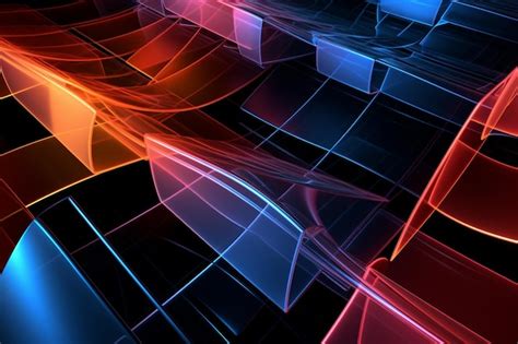 Premium Ai Image Journey Into Futuristic Horizons Discovering The Magic Of Dynamic Lines And