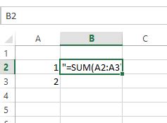 Top 3 Reasons For Your Excel Formula Showing In A Cell And Not The Result How To Excel At Excel